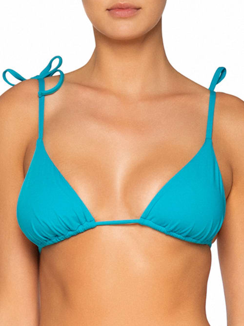 B Swim Lagoon Tulum Tie Triangle Bikini Top | ModeSens